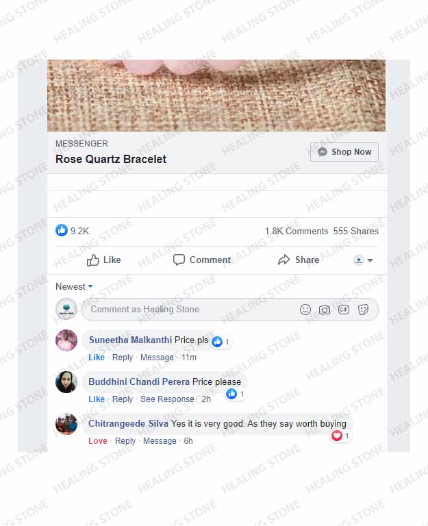 Rose Quartz Bracelet Price in Sri Lanka | Rose Quartz Sri Lanka ...